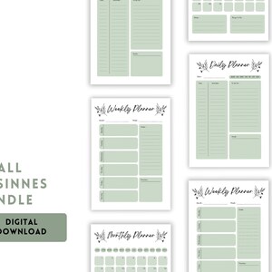 Organize Your Days, Weeks, and Months! Print-ready PDF in A3, A4, A5 ...