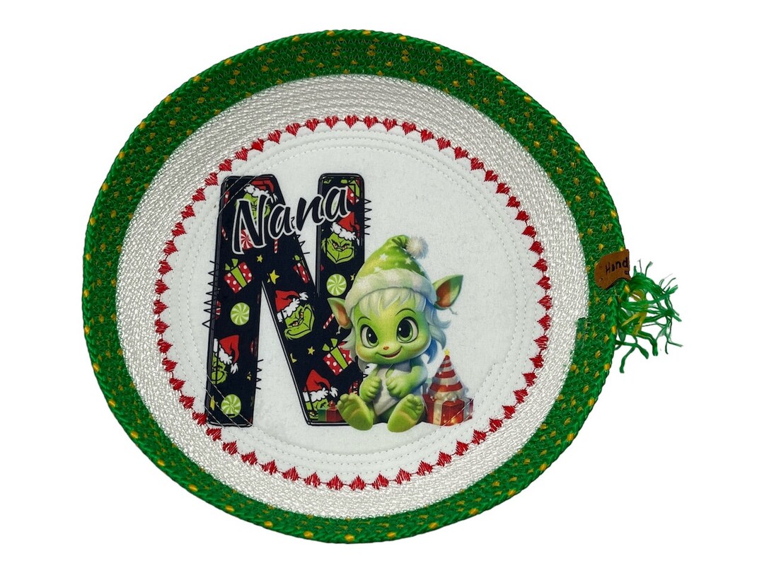 Christmas Bowl Nana-handmade Christmas Bowl-christmas Rope Bowl-rope ...