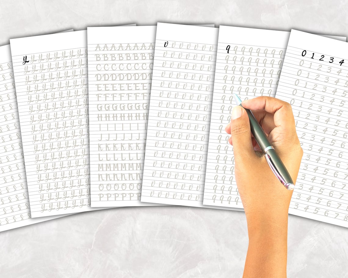 Handwriting Workbook Bundle Printable iPad Templates for Goodnotes ...