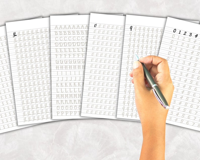 Handwriting Workbook Bundle Printable iPad Templates for Goodnotes ...