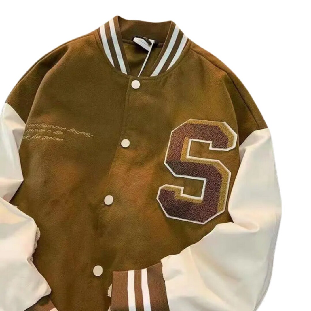 Y2K Baseball Jacket, Embroidery Top, Oversized Jacket, Retro Apparel ...