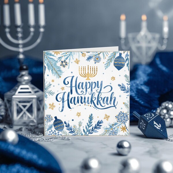Hanukkah Card - Etsy