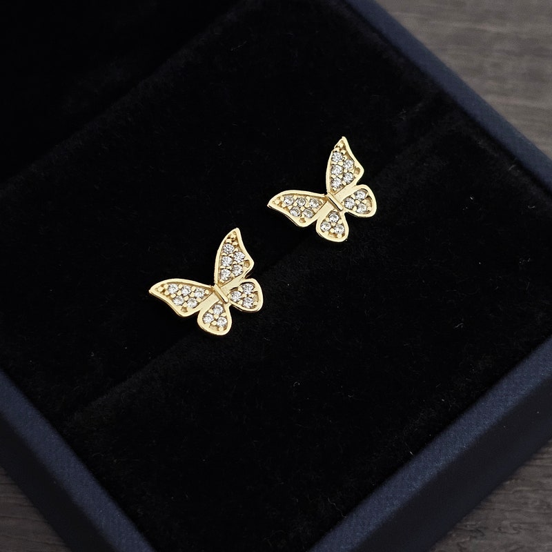 Earrings Butterfly - Etsy