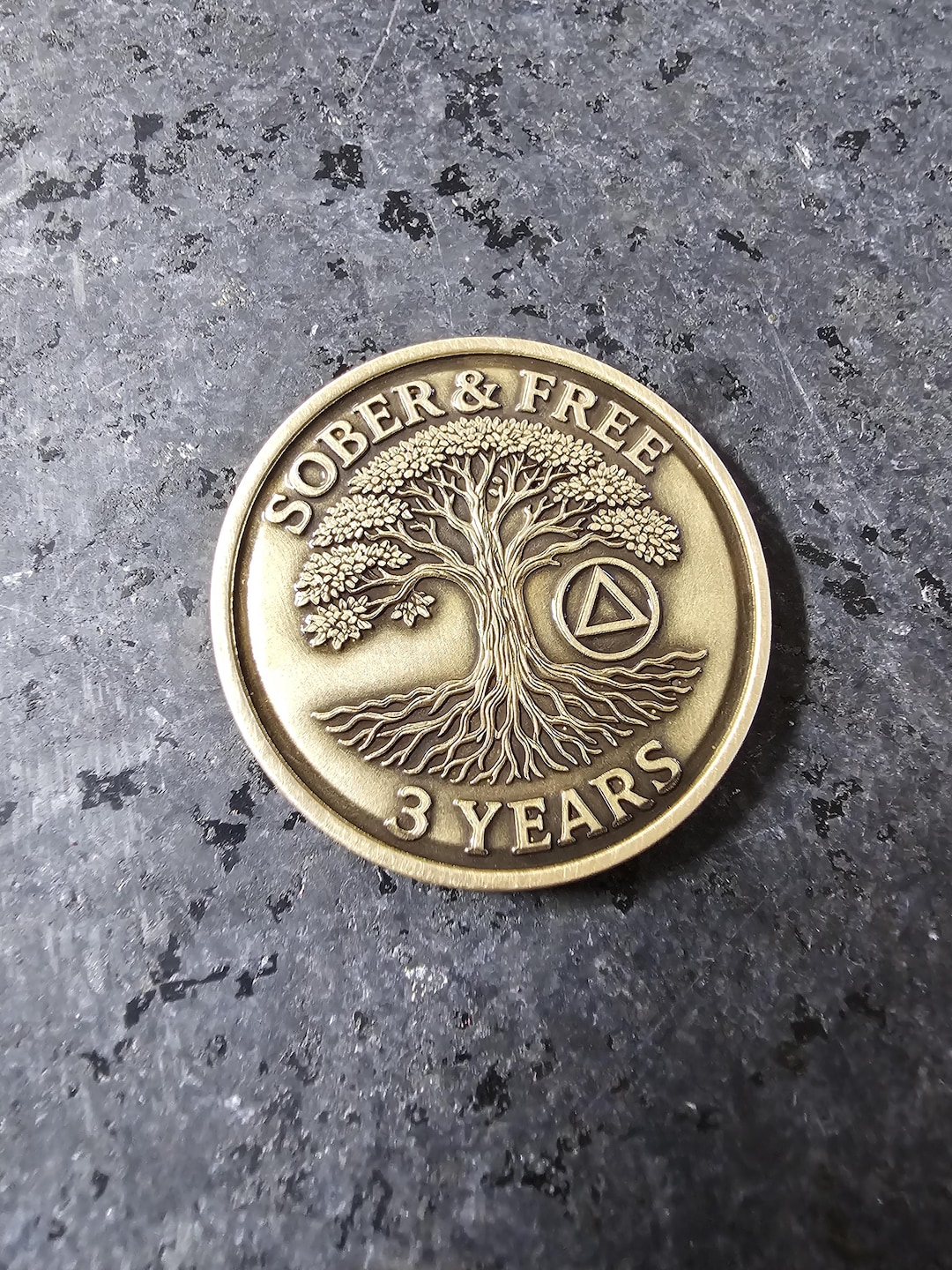 AA Medallion Coin Customized Years or Days Sober – Alcoholics Anonymous ...