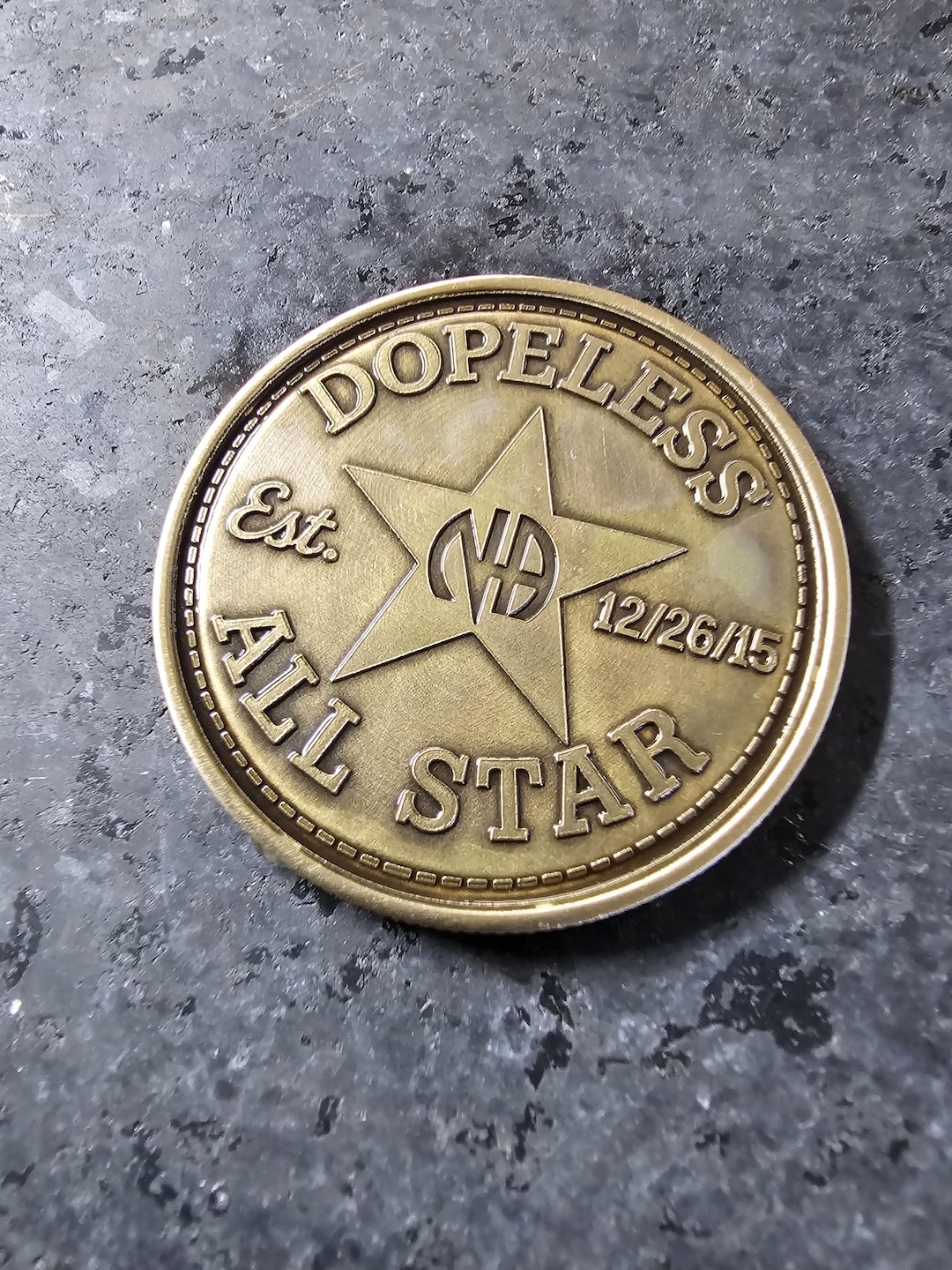 NA Medallion Coin Customized Years or Days Clean – Narcotics Anonymous ...