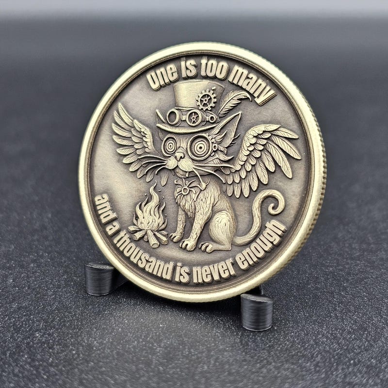 Money Cat Coins - Etsy