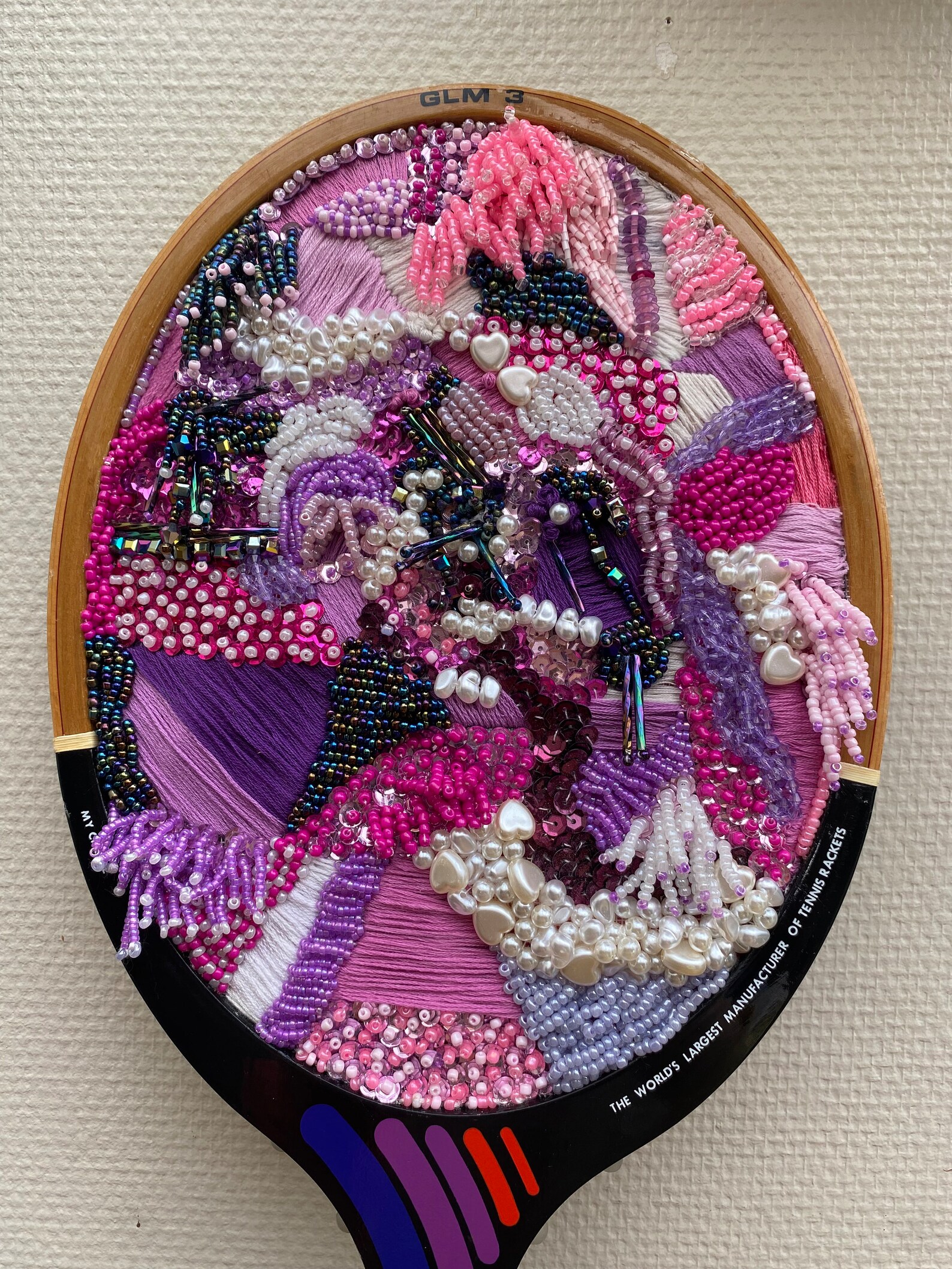 Abstract Upcycled Vintage Tennis Racket - Etsy