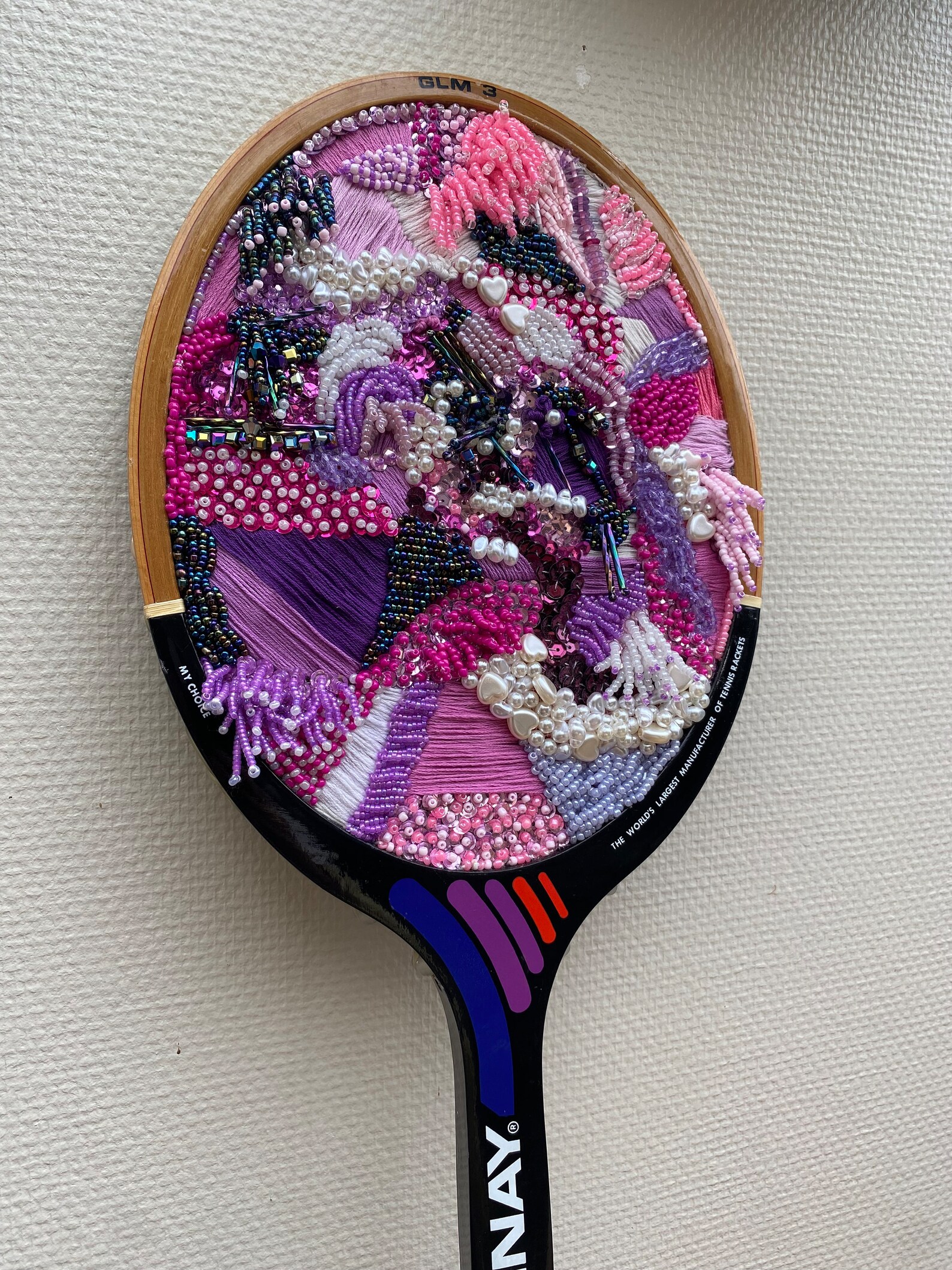 Abstract Upcycled Vintage Tennis Racket - Etsy