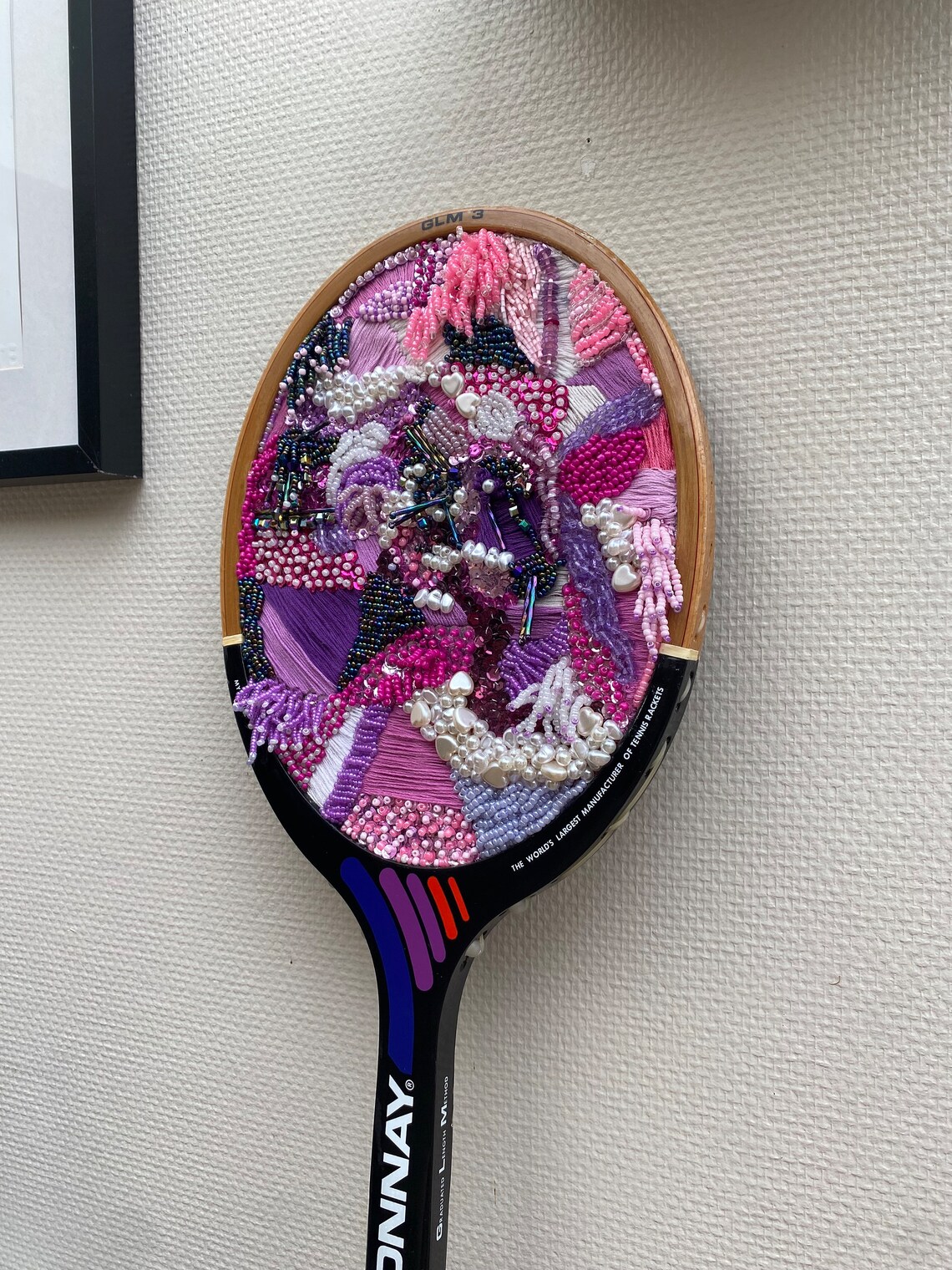 Abstract Upcycled Vintage Tennis Racket - Etsy