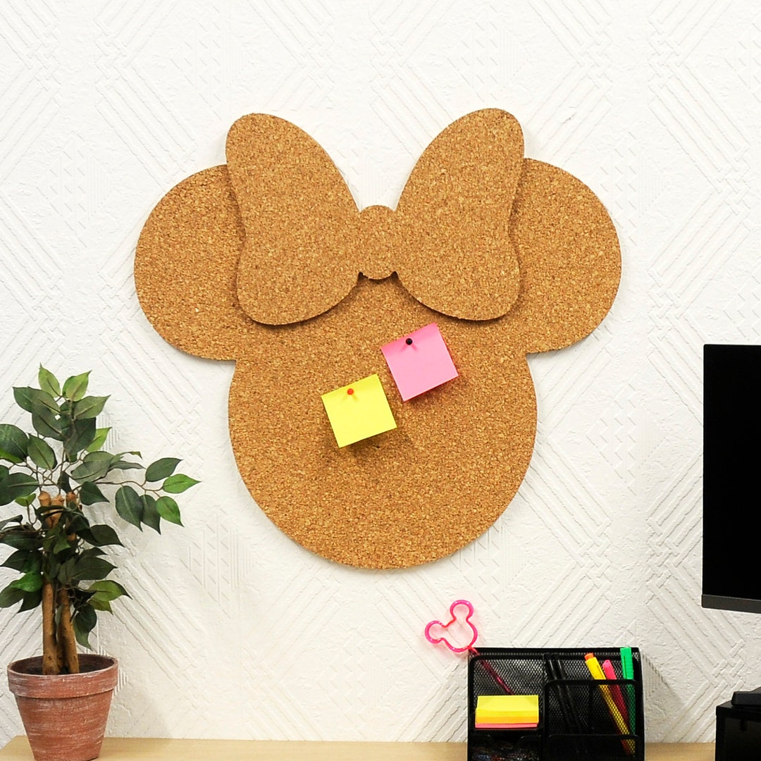 Minnie Mouse Cork Pin Board: Large Adhesive Display Board - Etsy UK
