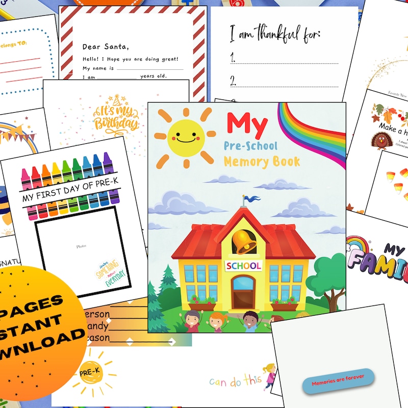 Toddler Memory Book - Etsy