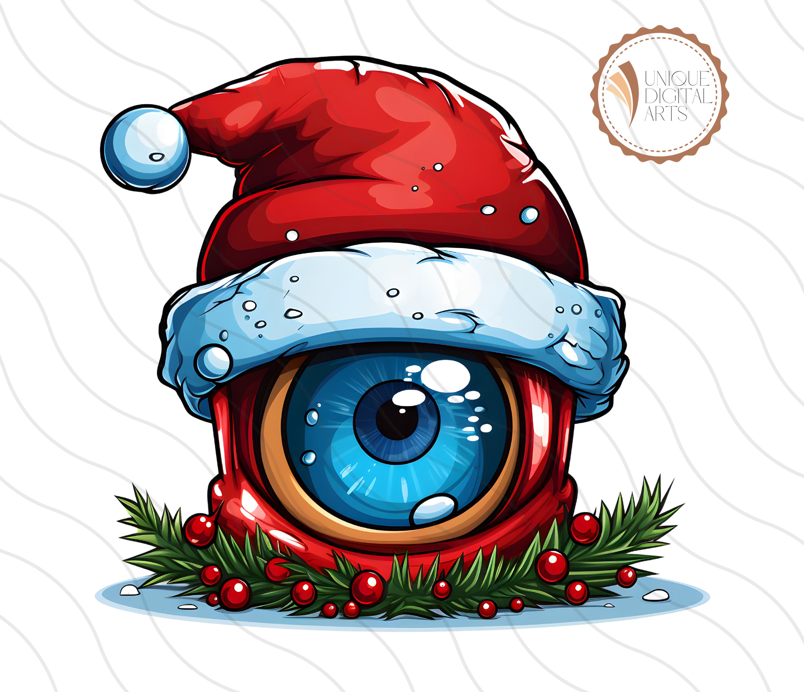 4 Christmas Eyeball Png Christmas Optician Sublimation Optometrist Png ...