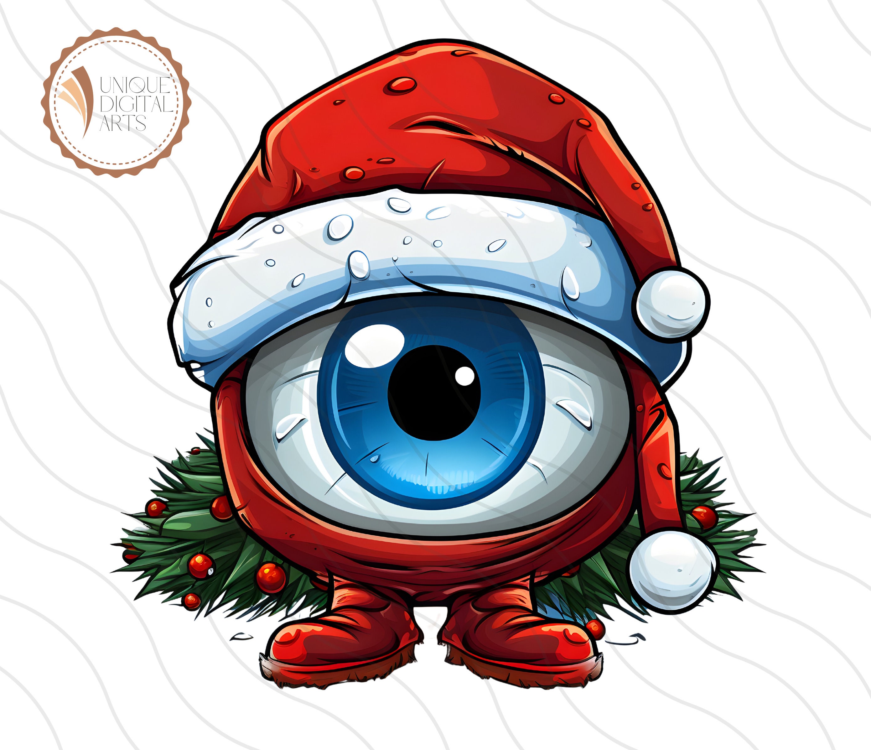 4 Christmas Eyeball Png Christmas Optician Sublimation Optometrist Png ...