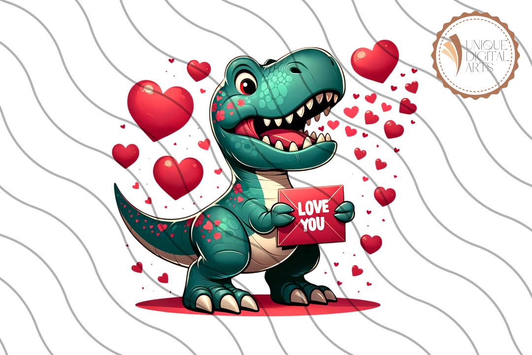 Happy Valentines Trex Png,dinosaur Png,dinosaur Clipart,dinosaur Png ...
