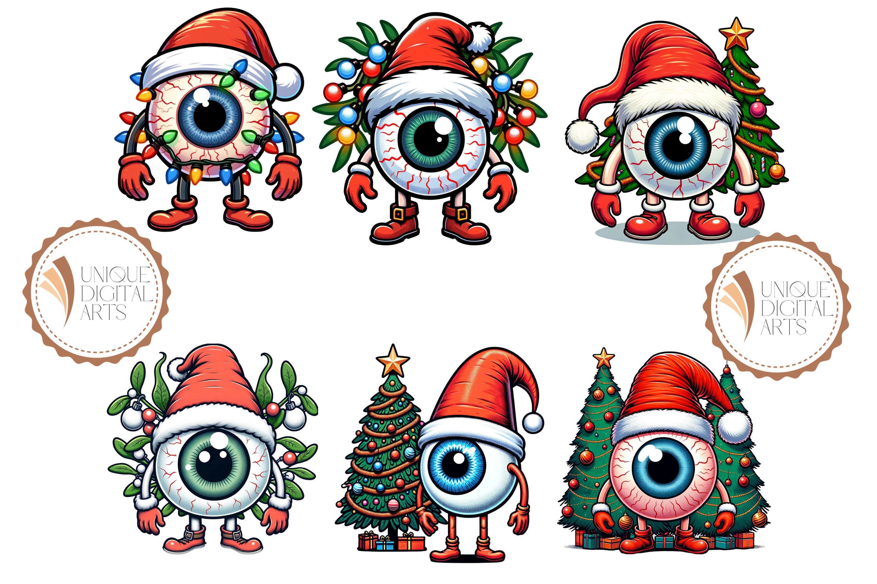 Bundle Christmas Eyeball Png Christmas Optician Sublimation Optometrist ...
