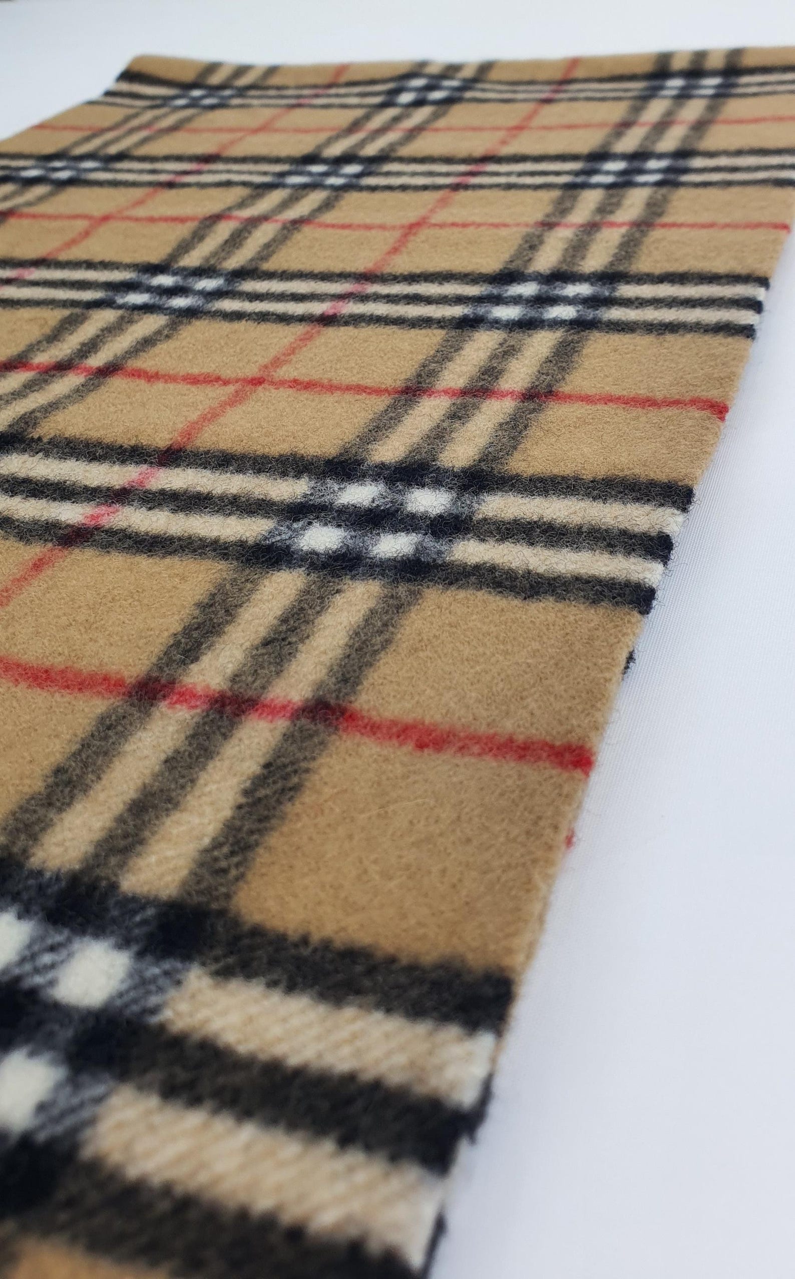 Genuine Burberry Wool Scarf in an Excellent Condition Size 140cm Made ...
