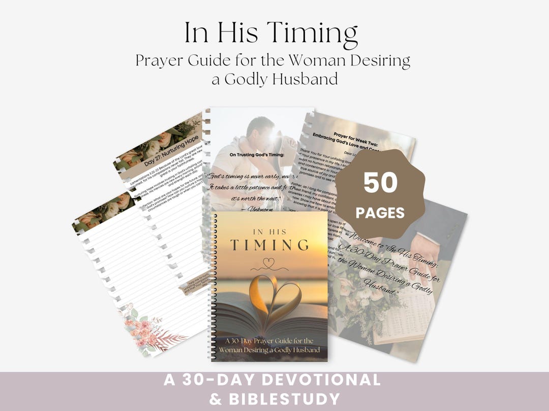 30-day Prayer Guide: Godly Husband Christian Devotional (digital ...