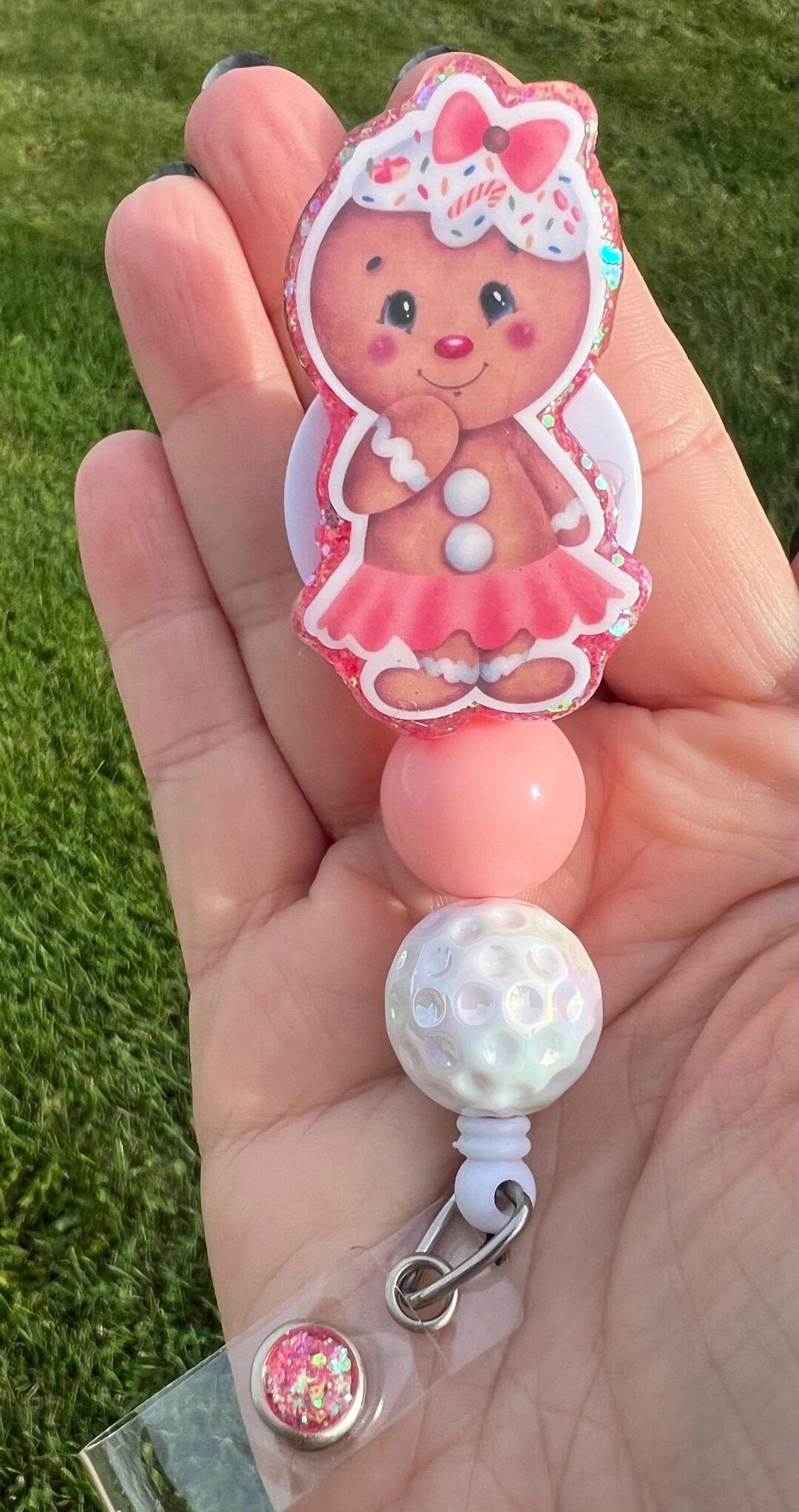 Gingerbread Badge Reel - Etsy