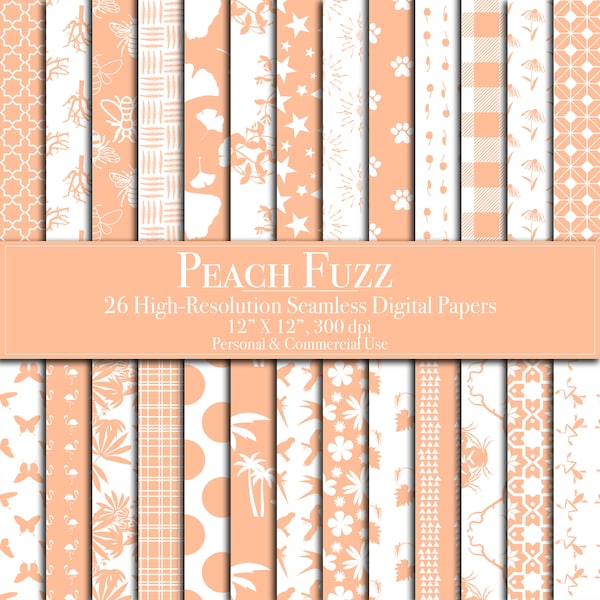 Peach Background - Etsy