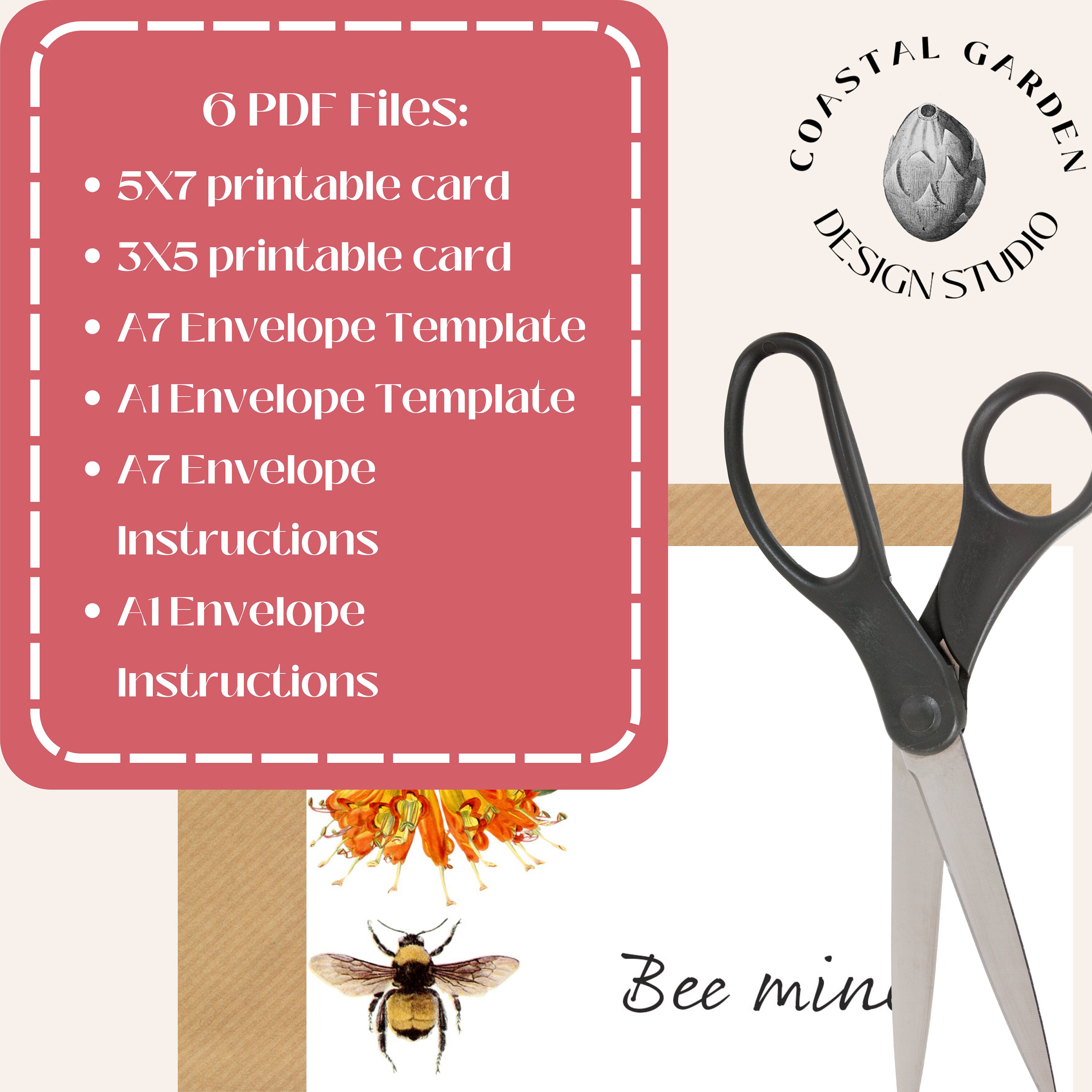 Bee Mine Printable Valentine's Day Card, Instant Download Print at Home ...