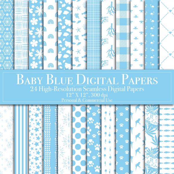 Baby Blue Digital - Etsy