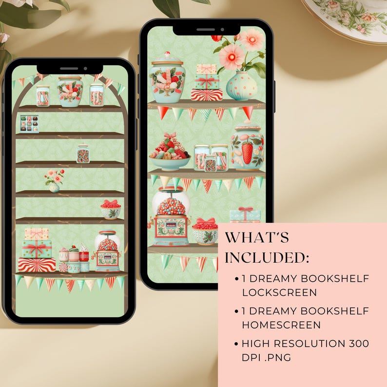 Candy Store iPhone Wallpaper, Sweet Treats Lock Screen & Home Screen ...