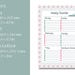 Boho Printable Weekly Checklist Template, Groovy Retro Theme, Blank ...