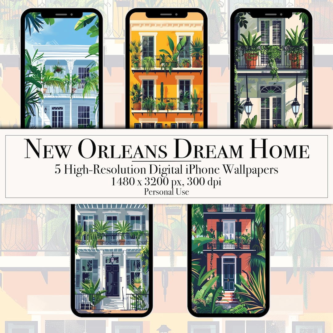New Orleans iPhone & Android Wallpapers, Garden District Digital ...