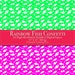 Rainbow Fish Silhouettes Digital Paper Bundle, Seamless Pattern ...