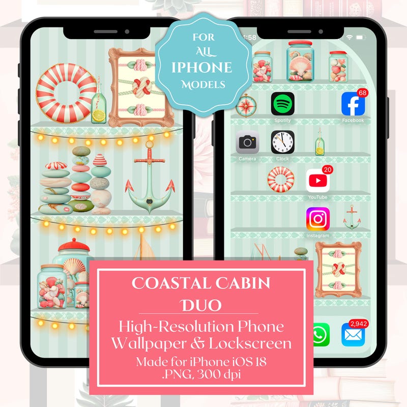 Cabin Wallpaper Themed - Etsy
