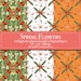 Spring Flowers Digital Paper Bundle, Seamless Patterns Scrapbook Paper ...