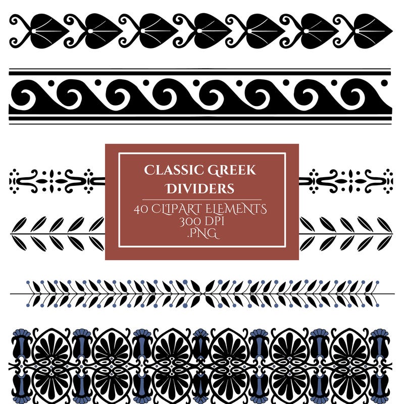 Christmas Divider Clipart - Etsy