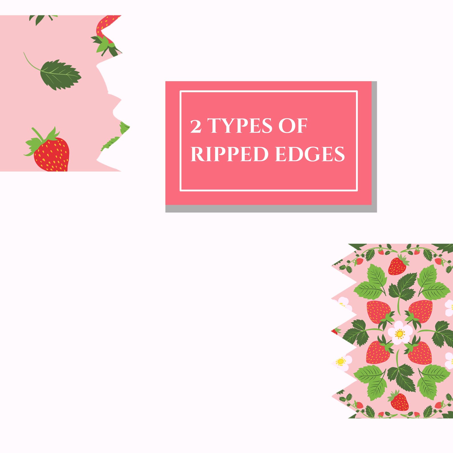 Digital Washi Tape, Strawberry Dream Tape Clipart, Goodnotes Sticky ...