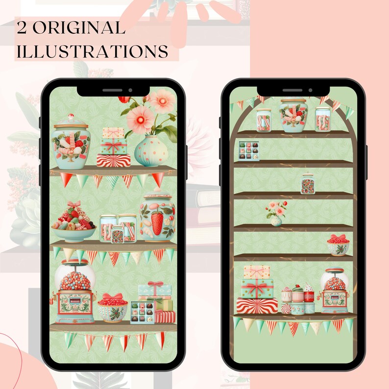 Candy Store iPhone Wallpaper, Sweet Treats Lock Screen & Home Screen ...