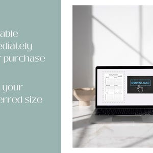 Boho Printable Weekly Checklist Template, Groovy Retro Theme, Blank ...