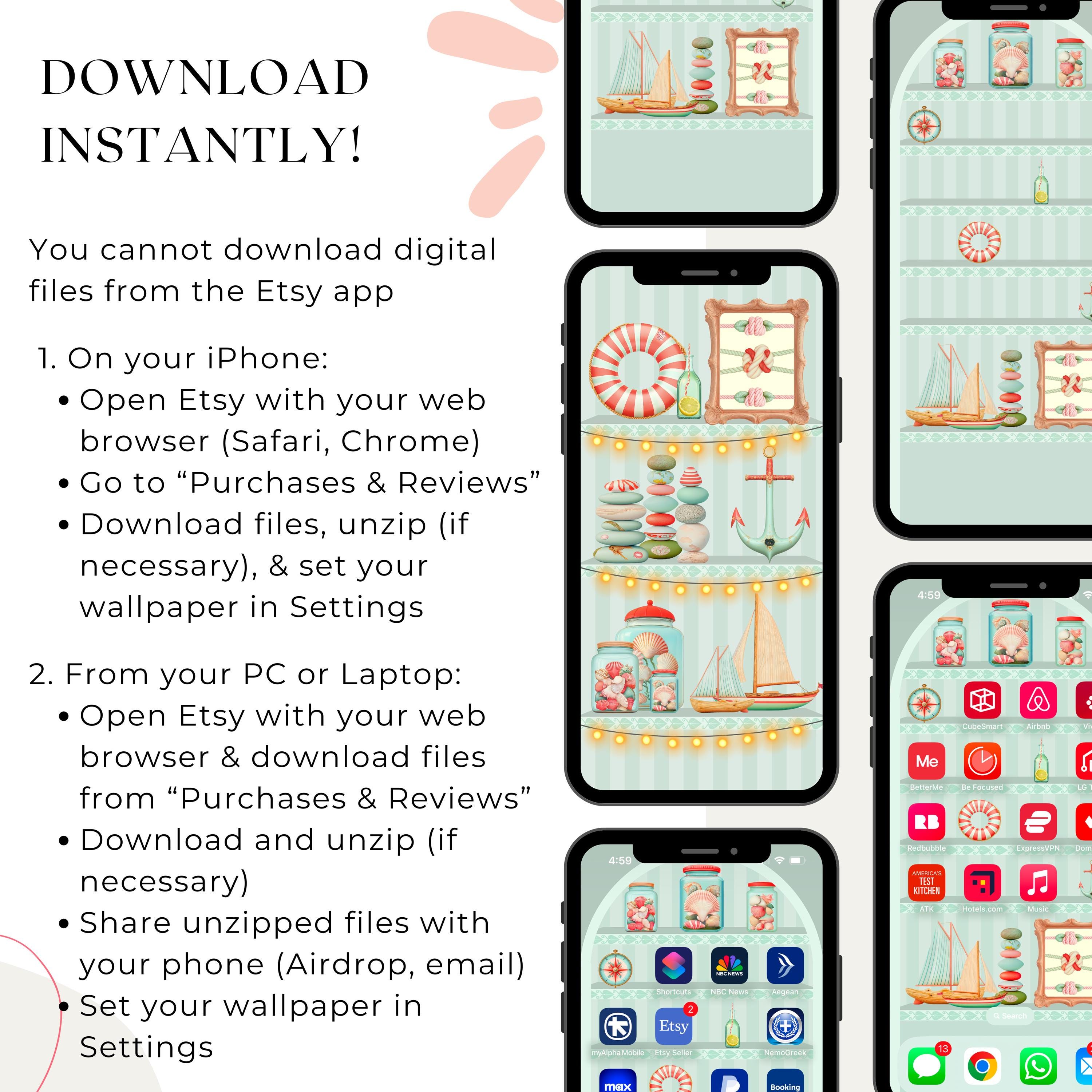 Coastal Cabin iPhone Wallpaper, Beach Lock Screen + Homescreen Matching ...