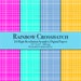 Rainbow Crosshatch Digital Paper Bundle, Seamless Pattern, Scrapbook ...