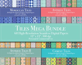 Butterfly Digital Paper Megabundle, Seamless Pattern Scrapbook Paper ...