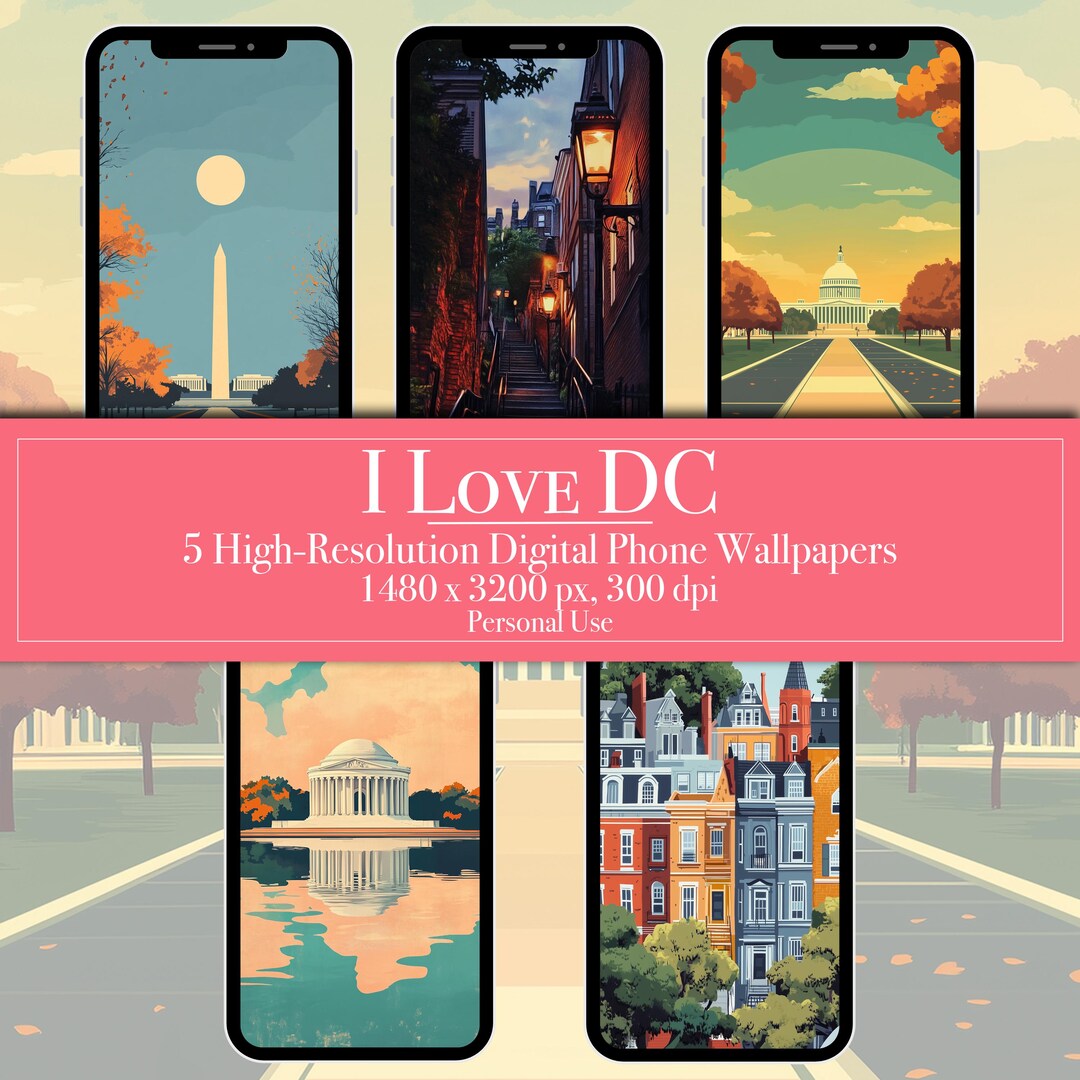 Washington DC iPhone & Android Wallpapers, District of Columbia Digital ...