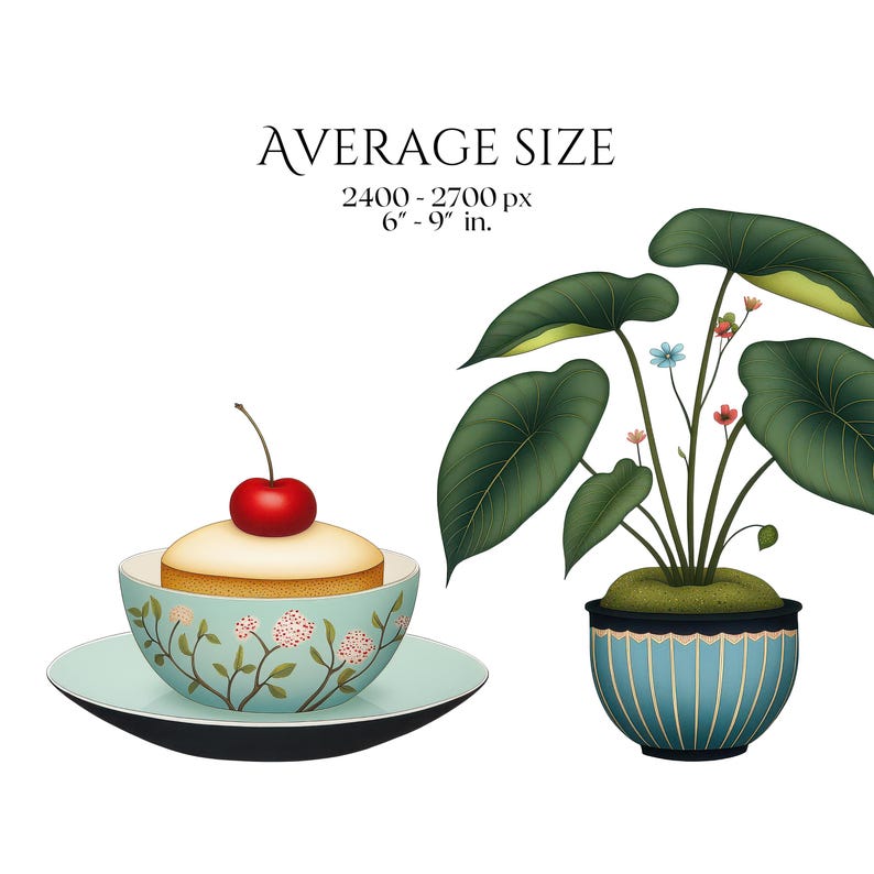 Tea Party Clipart, Afternoon Tea Time Clip Art, Teapot Junk Journal ...