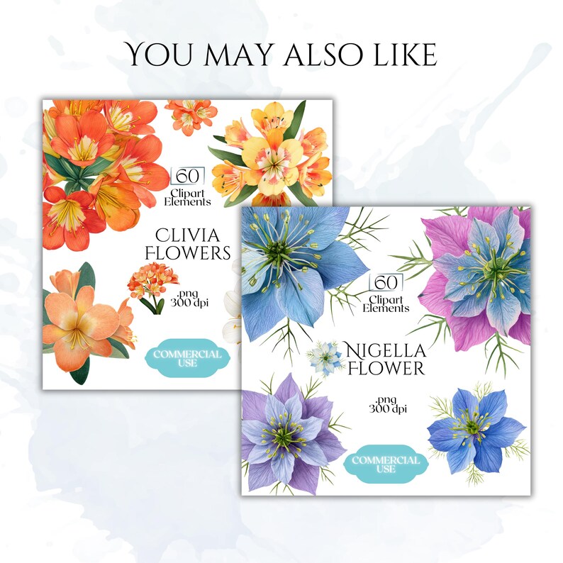 Banana Flower Clipart, Watercolor Exotic Banana Blossom Graphics ...