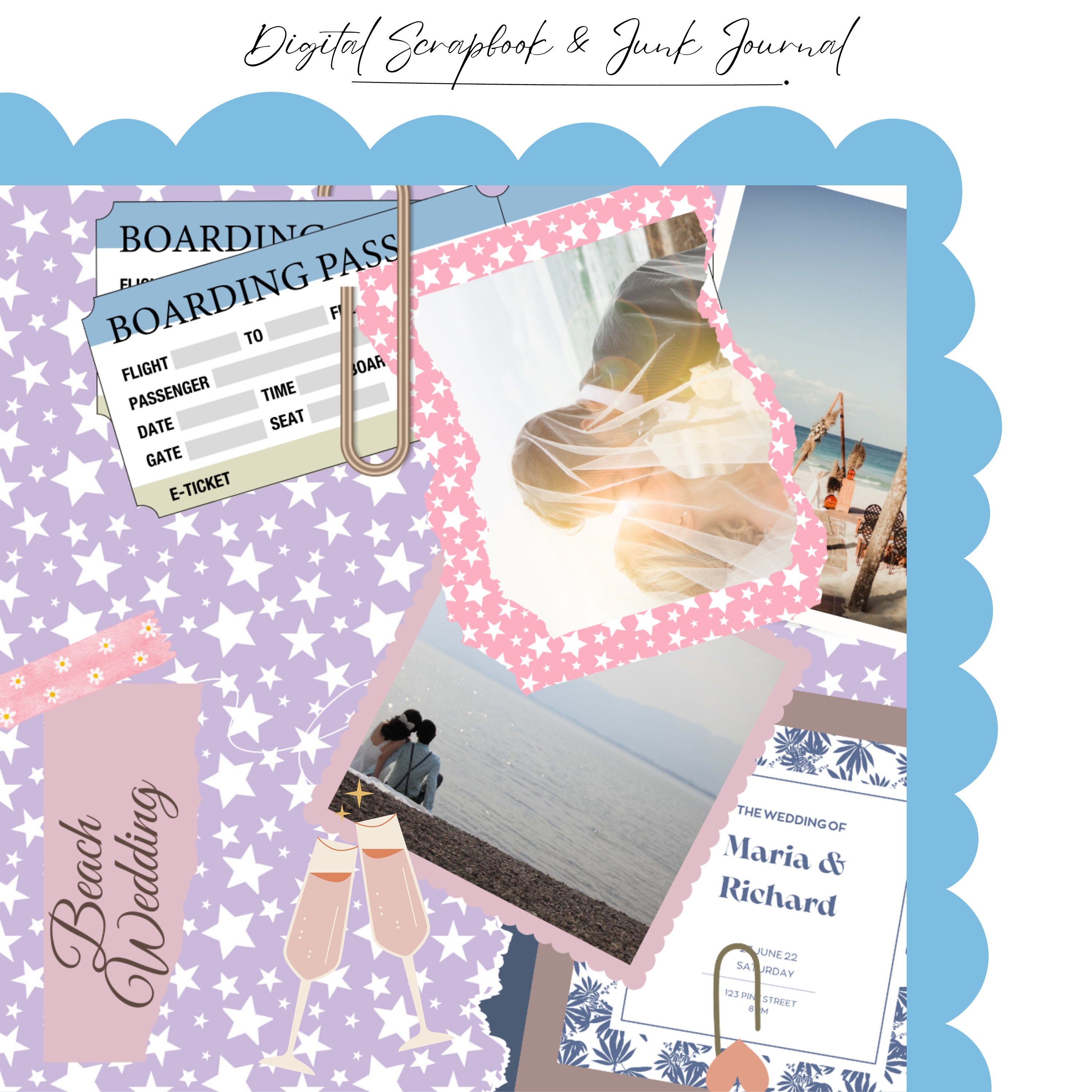 Pastel Rainbow Star Confetti Digital Paper Seamless Pattern - Etsy