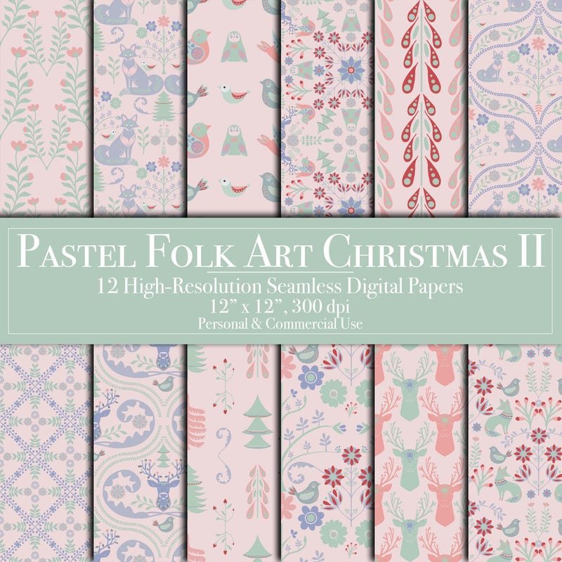 Folk Art Christmas - Etsy