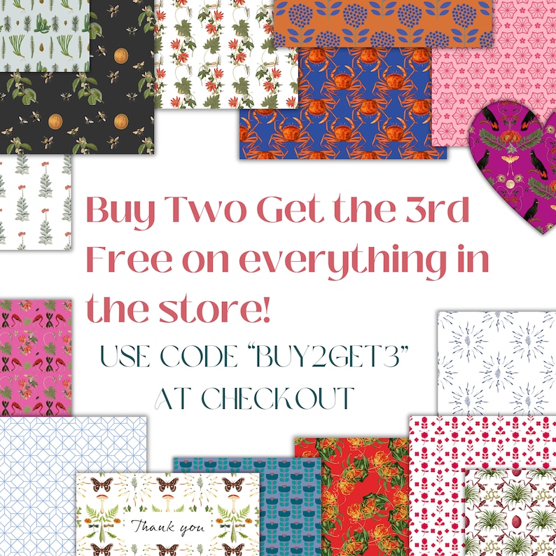 Groovy Retro Digital Papers, Seamless Pattern Scrapbook Paper ...