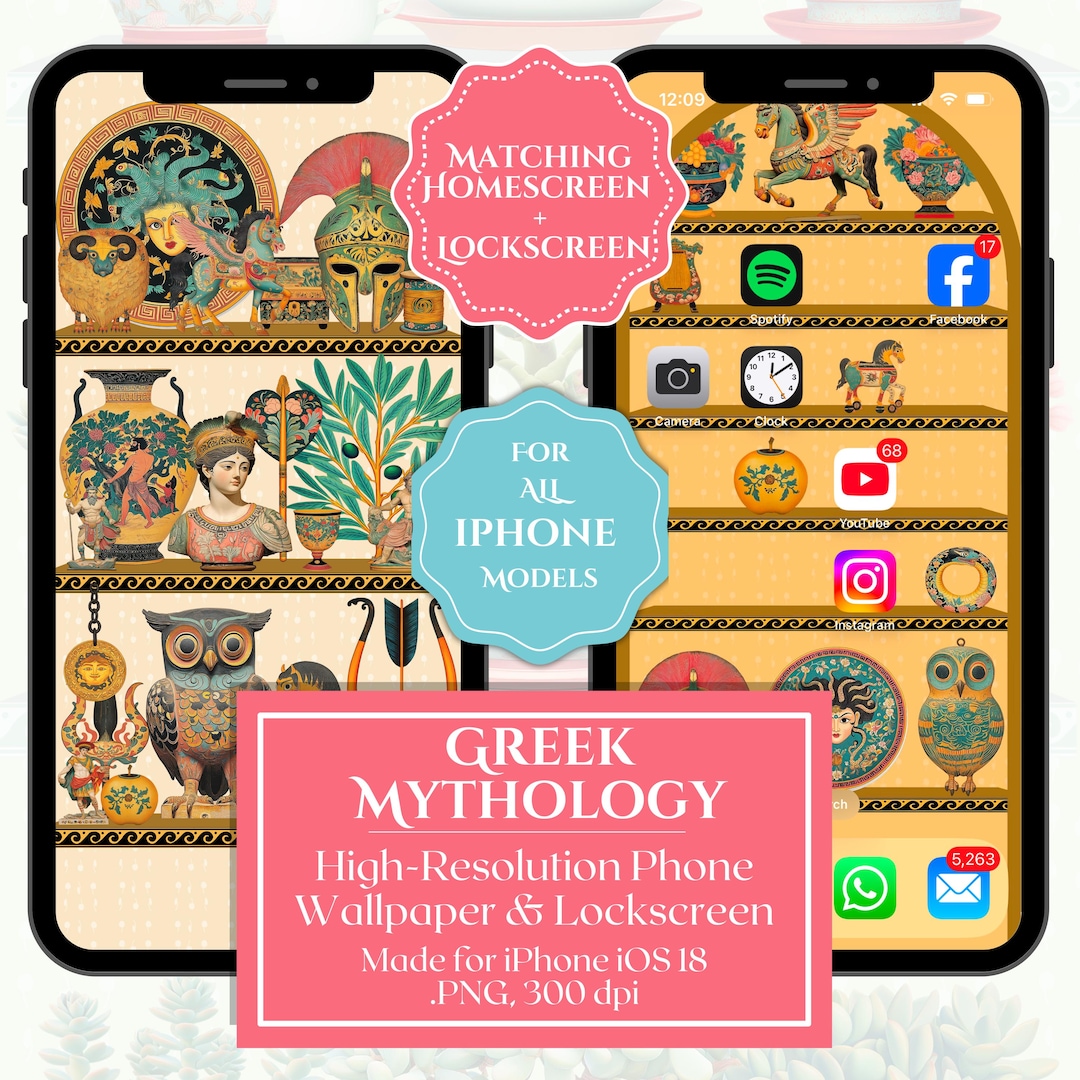 Greek Mythology iPhone Wallpaper, Ancient Greece Matching Homescreen ...