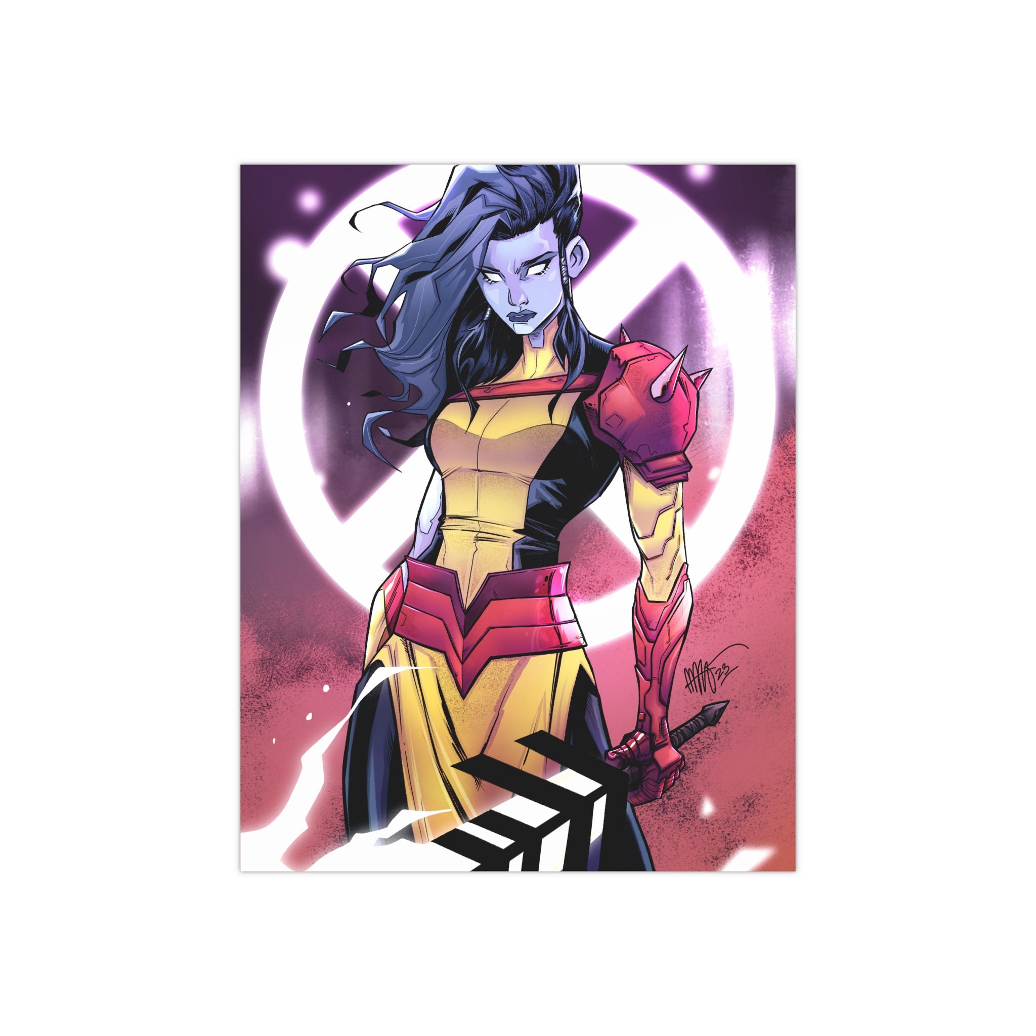 Rasputin Satin Posters (300gsm) | Art of Malo | X-men | Marvel Comics ...