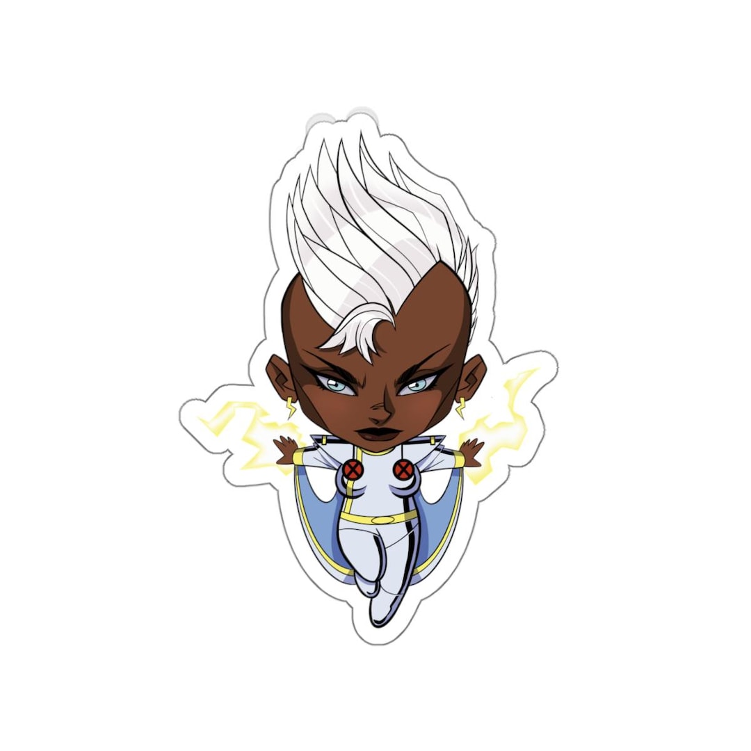 Chibi Storm Die-cut Stickers, X-men 97, Marvel Comics, Art of Malo ...