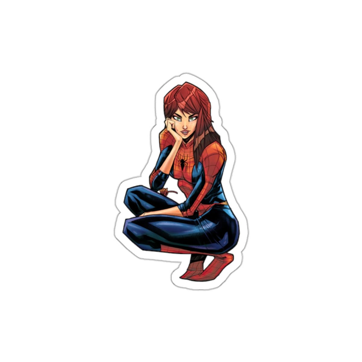 Mary Jane | Spider-man | Die-cut Stickers | Art of Malo - Etsy