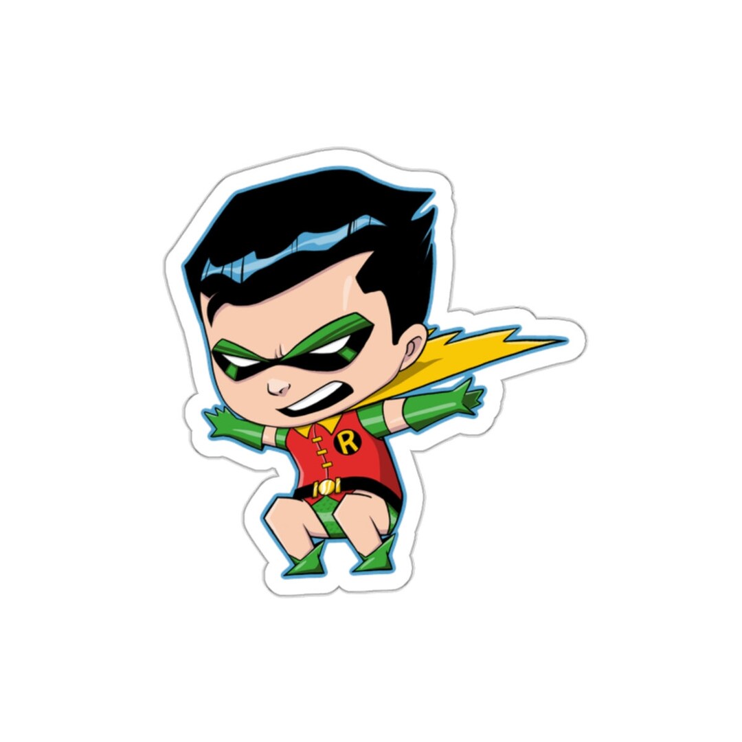 Robin | Chibi | DC Comics | Batman | Die-cut Stickers | Art of Malo - Etsy