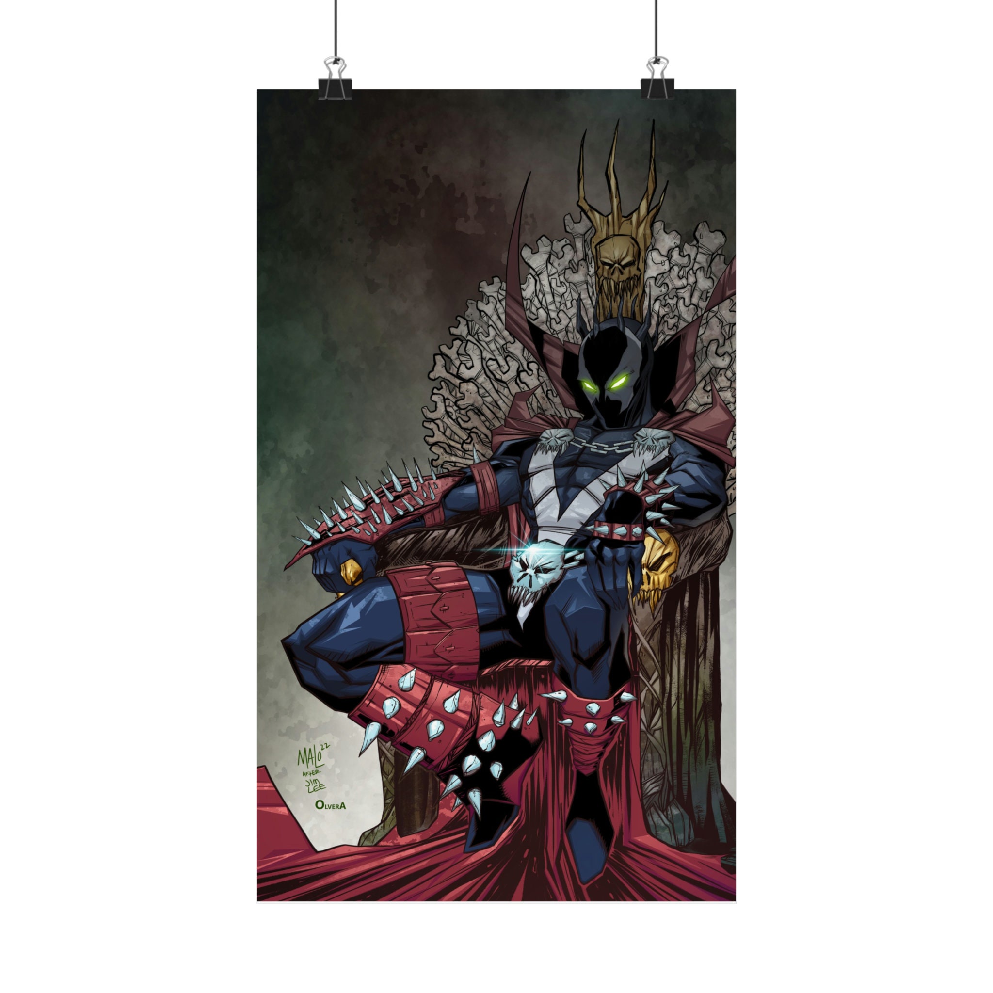 King Spawn Art Print – Matte Vertical Poster - Etsy